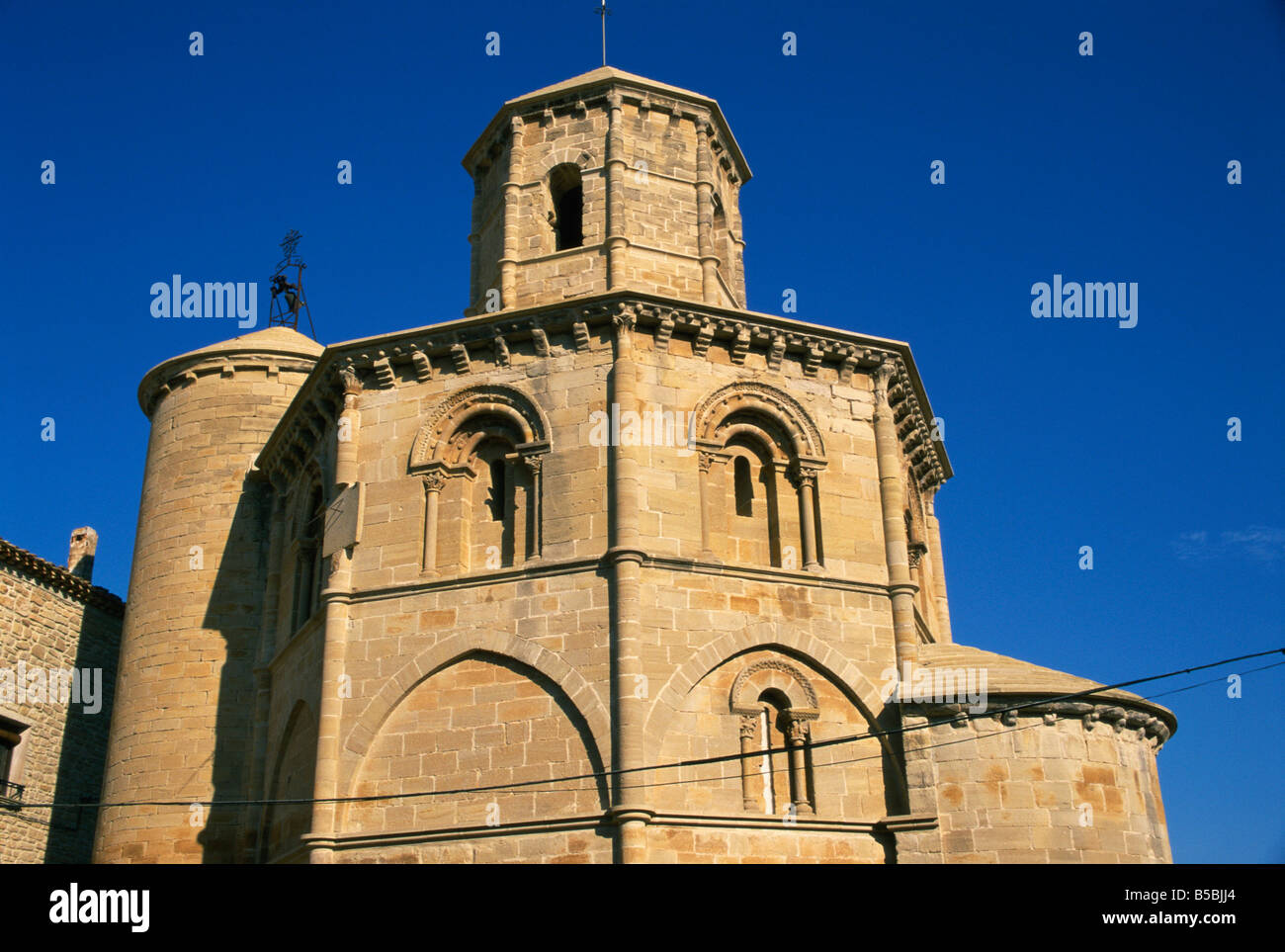 Romanesque church of the Holy Sepulchre dating from the 12th century ...