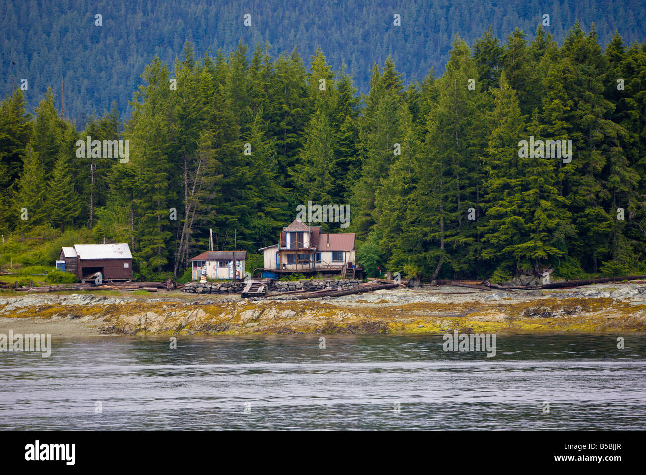 Alaska inside passage map hi-res stock photography and images - Alamy