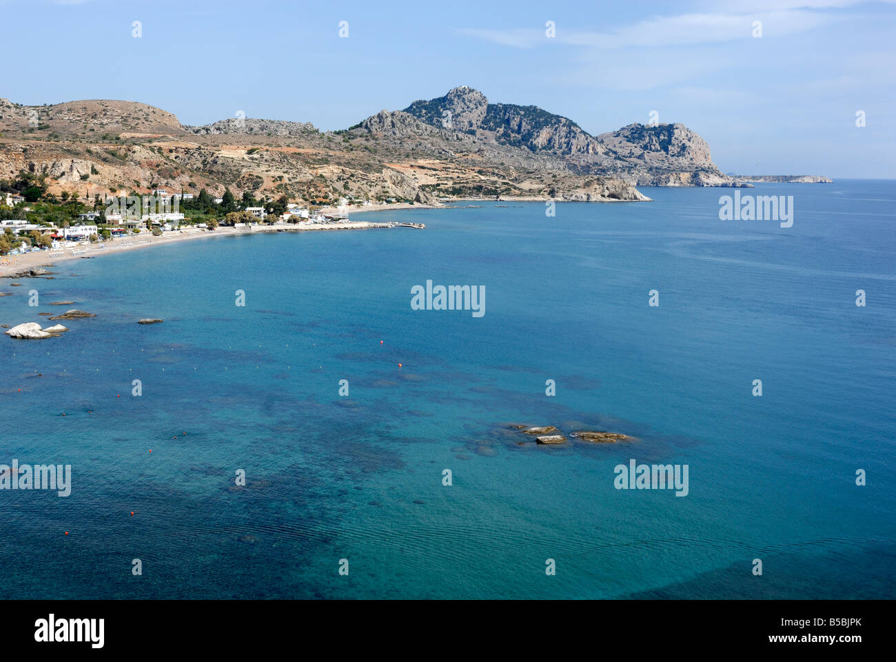 Stegna Beach Greece Rhodes Stock Photo - Alamy