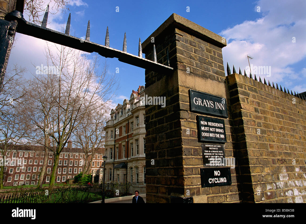 Grays Inn, one of the Inns of Court, London, England, Europe Stock ...