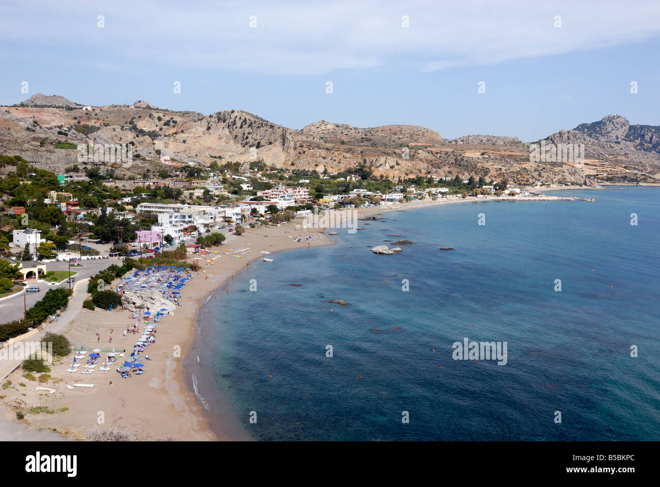 Stegna Beach Greece Rhodes Stock Photo - Alamy