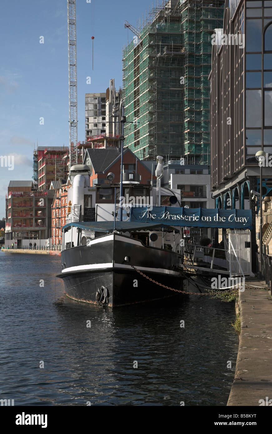 The Brasserie on the Quay floating restaurant Urban redevelopment ...