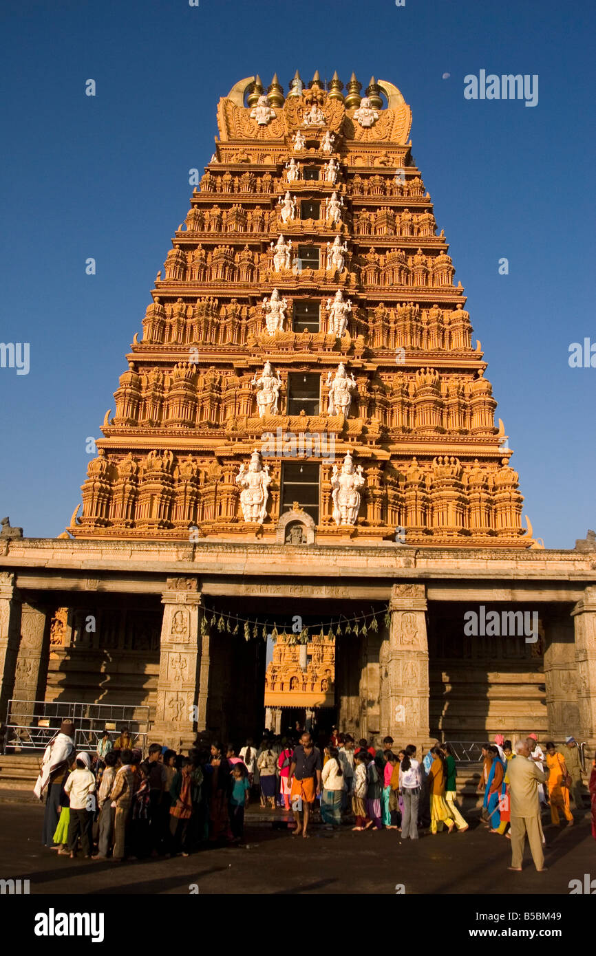 An elephant outside of the Nanjundeswara Temple in Nanjangud, India ...