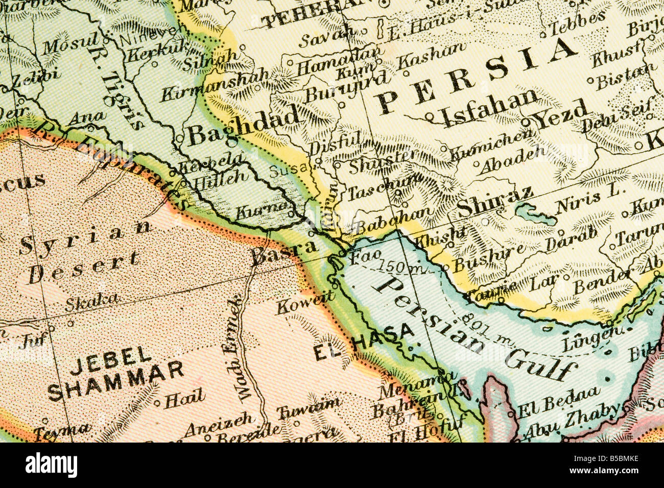 Vintage 1907 copyright expired map showing countries and trade routes ...