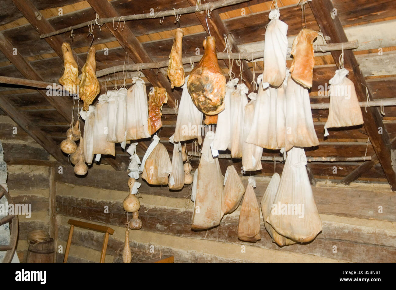 Salt cured meat hi-res stock photography and images - Alamy