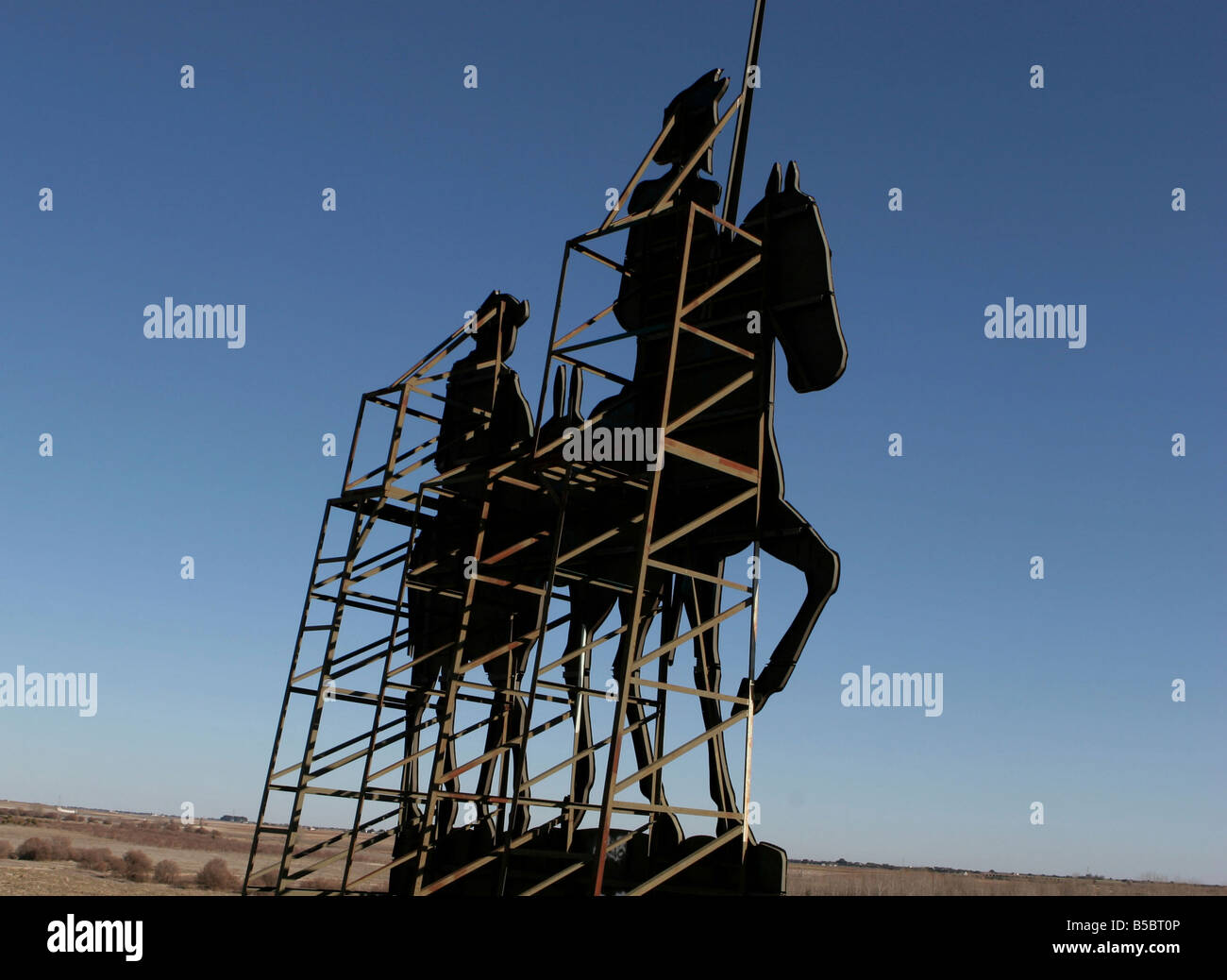 Don quijote statue windmill hi-res stock photography and images - Alamy