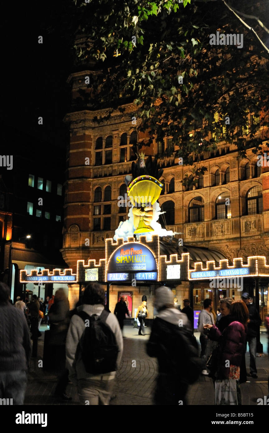 Monty Python's Spamalot at Palace Theatre in the Westend of London UK ...