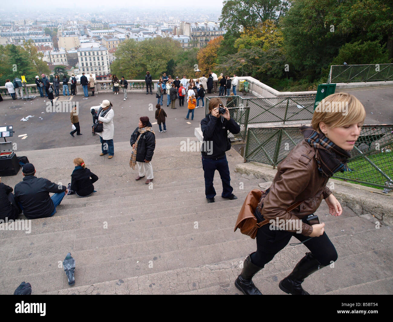 Steps sacre coeur paris hi-res stock photography and images - Alamy