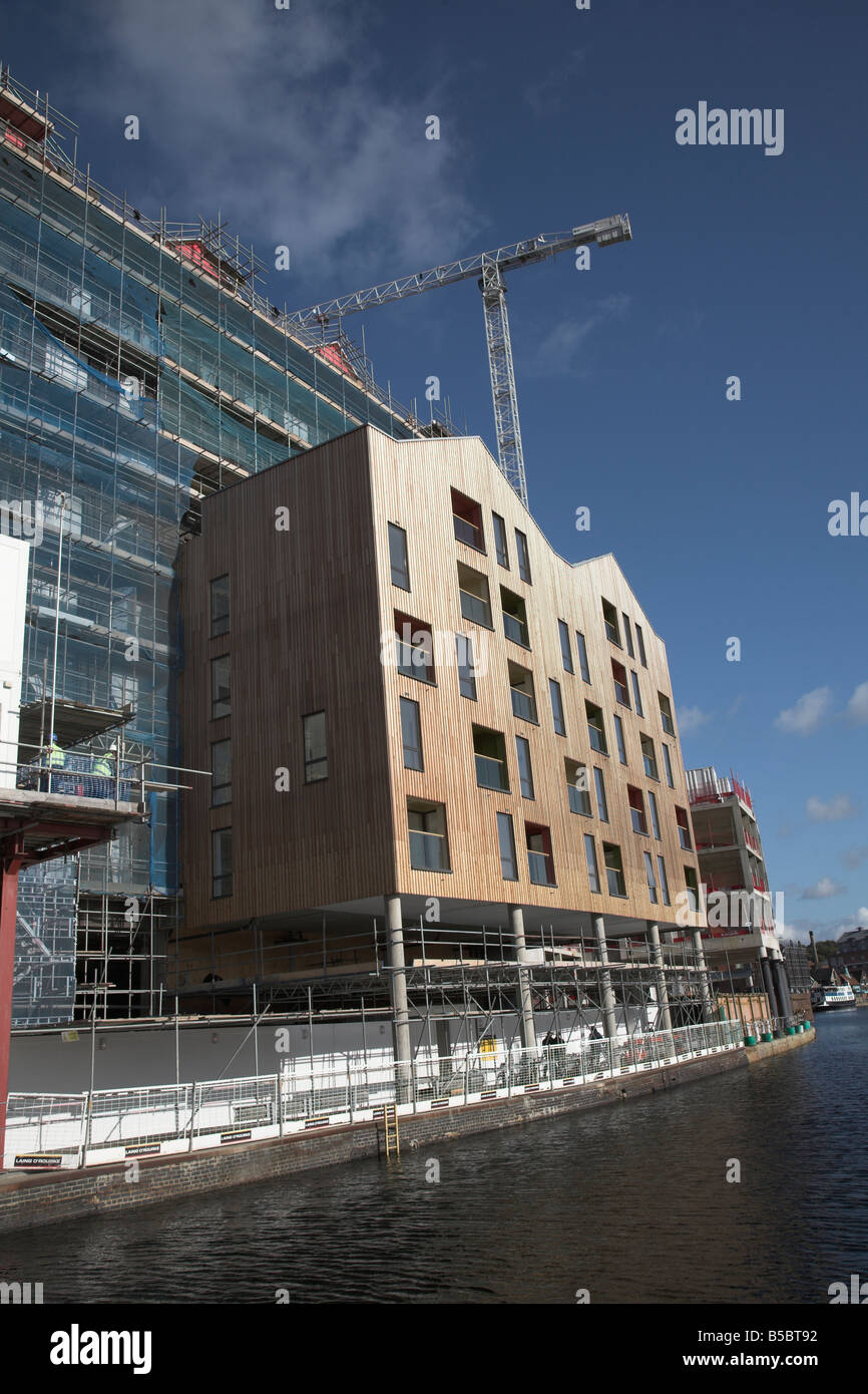 Urban redevelopment Ipswich Wet Dock Suffolk England Stock Photo - Alamy