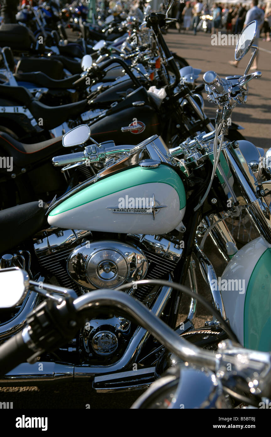 A Harley Davidson at the Brightona motorcycle event on Brighton ...