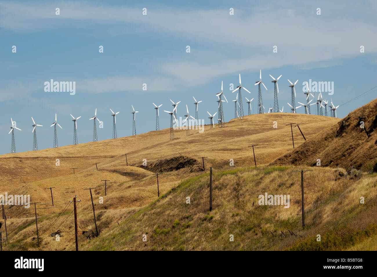 Wind Turbine Altamont Pass High Resolution Stock Photography and Images ...