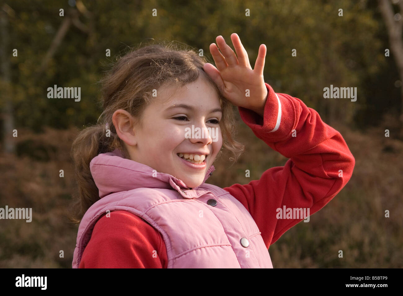 Girl Saluting High Resolution Stock Photography and Images - Alamy