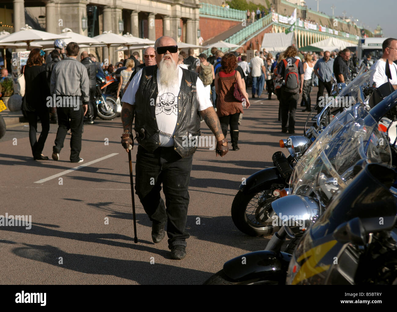 Old biker grey hi-res stock photography and images - Alamy