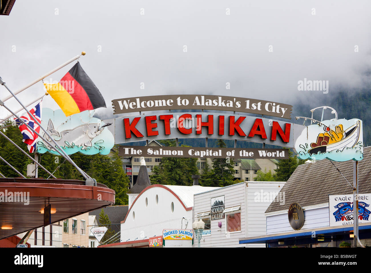 Sign Welcome to Alaska's 1st City - Ketchikan - The Salmon Capital of ...