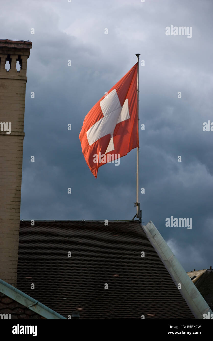 Neuchatel flag hi-res stock photography and images - Alamy