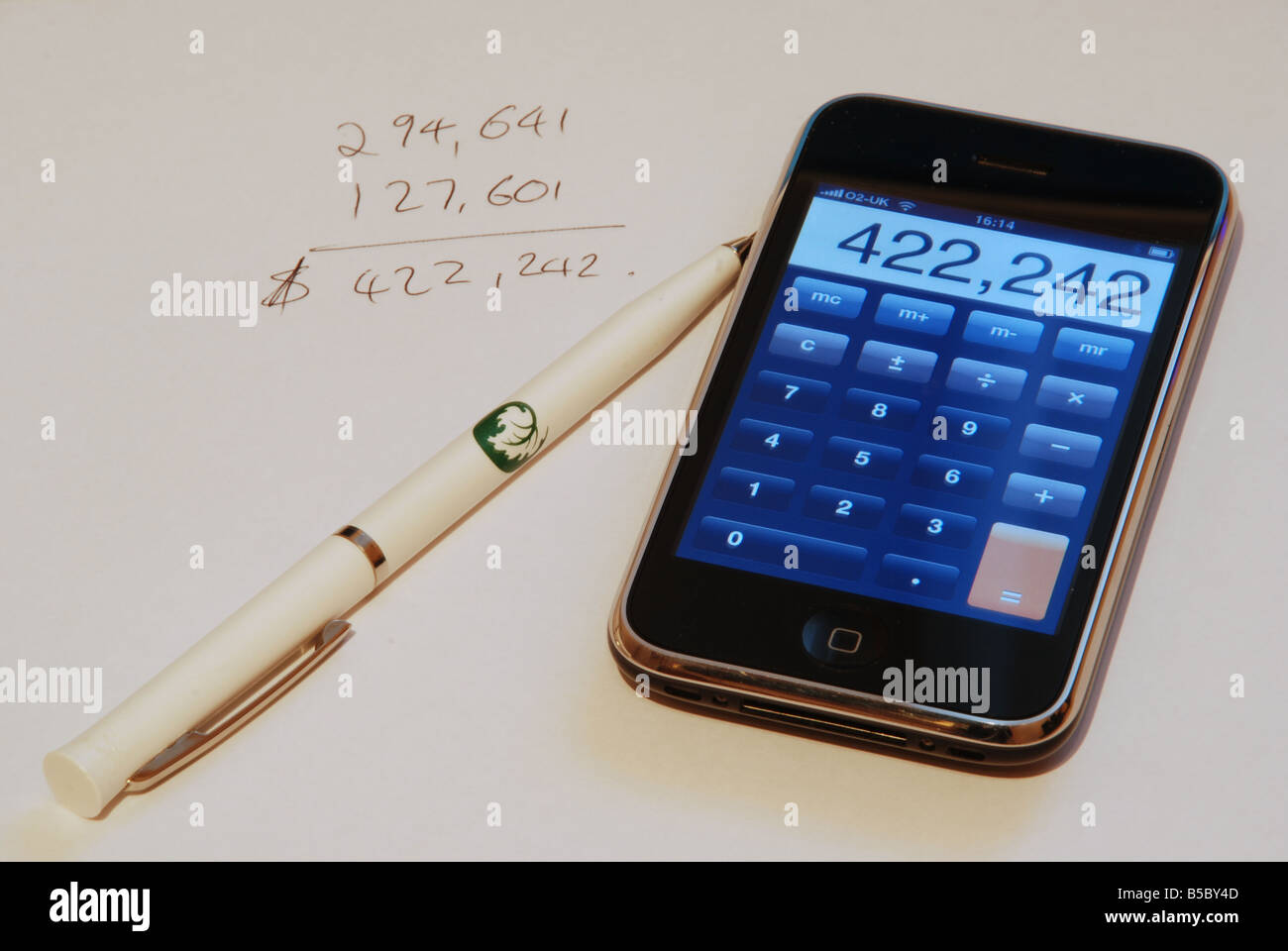 Doing the math Stock Photo - Alamy