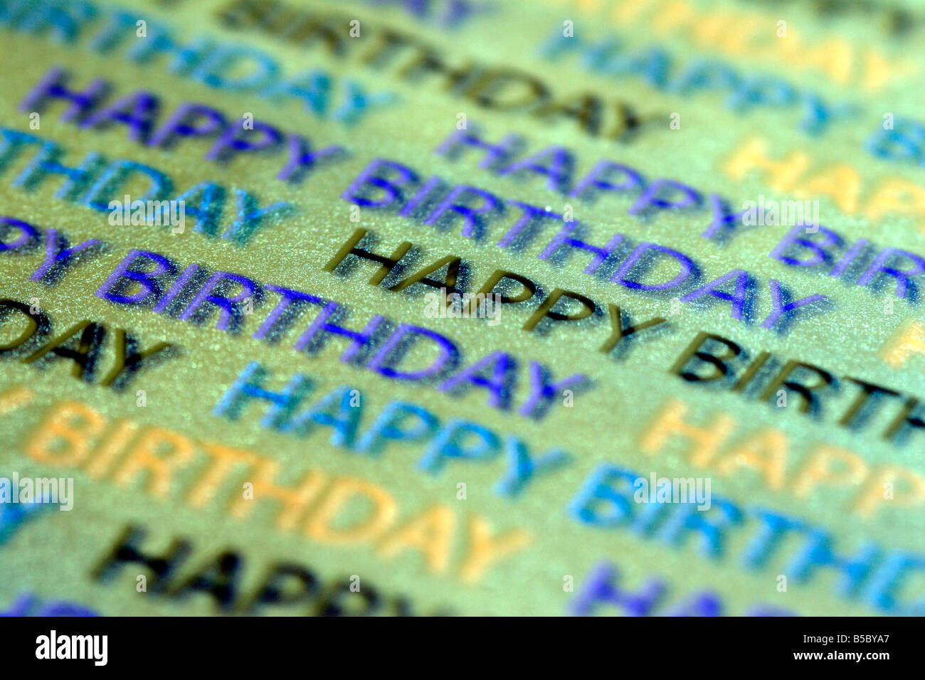Happy birthday gift wrapping paper hi-res stock photography and images ...