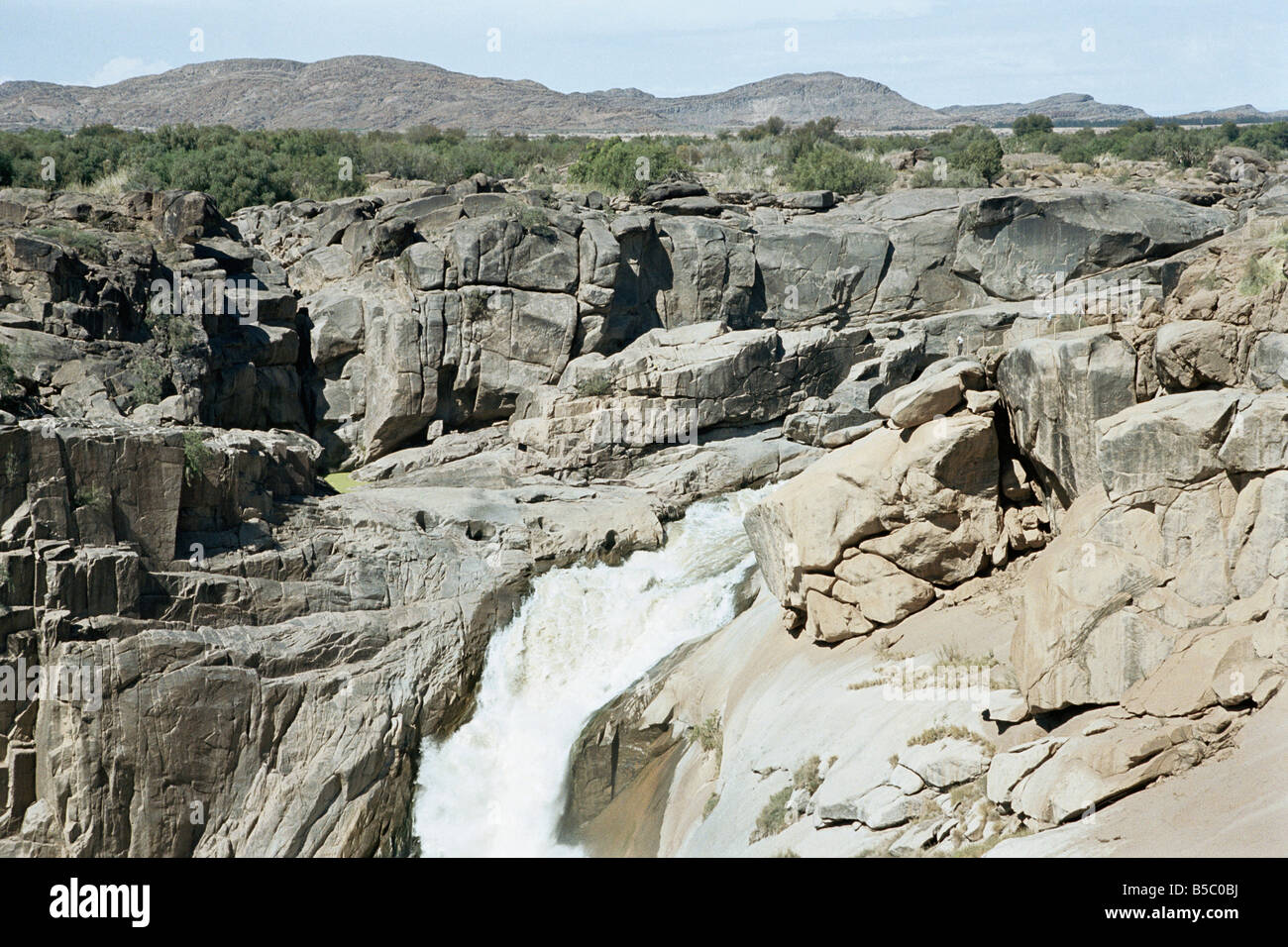 South Africa, Northern Cape, Waterfall in rock Stock Photo - Alamy