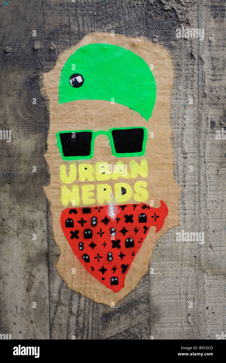 Urban Nerds street art. Old Street, Hoxton, Shoreditch, London, England ...