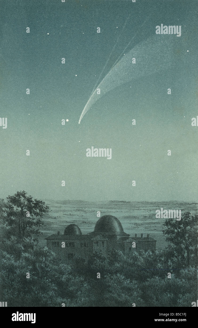 Donati’s Comet of 1858, seen from Cambridge, Mass., 4 October 1858 ...