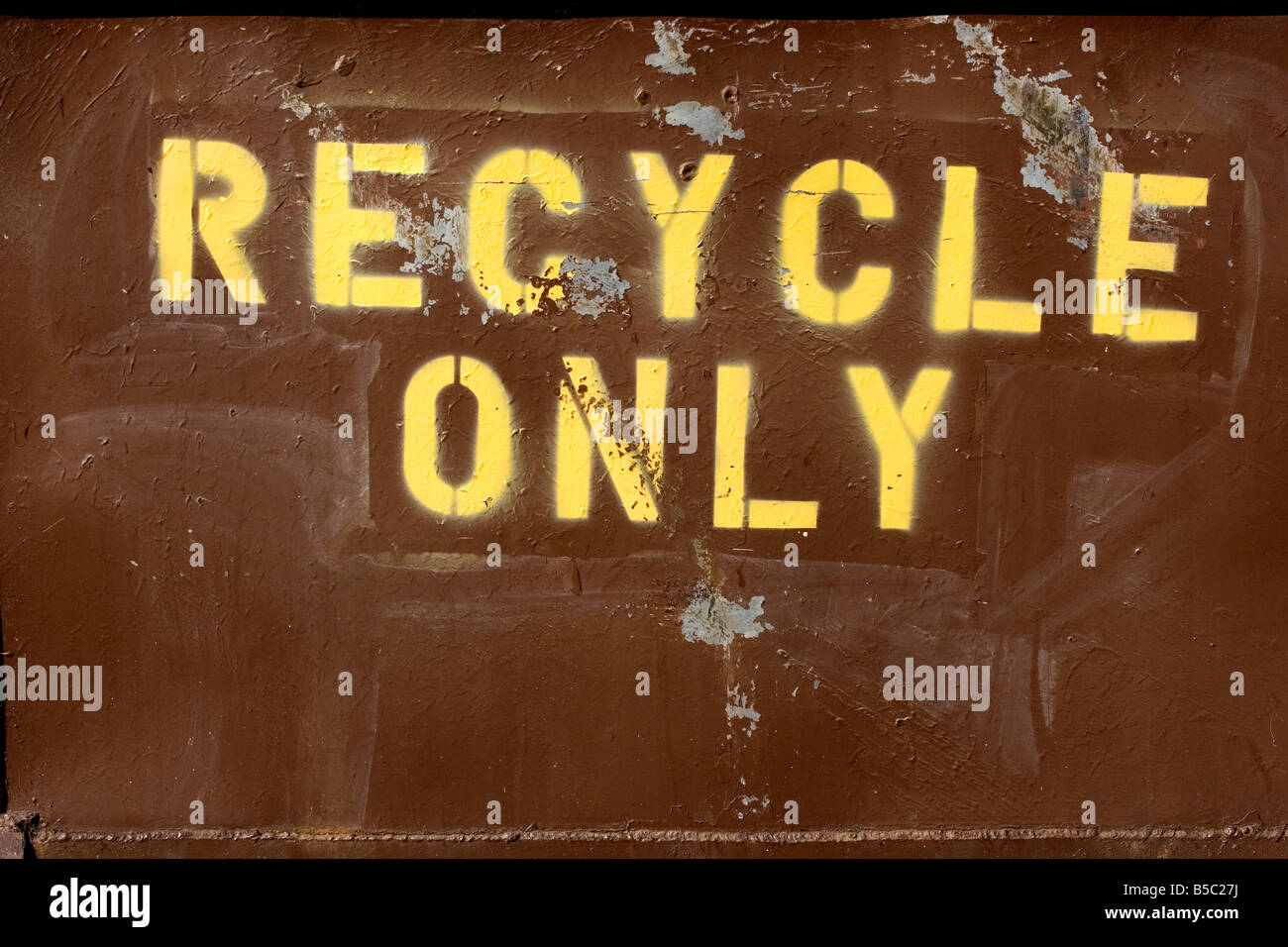 Garbage only sign hi-res stock photography and images - Alamy