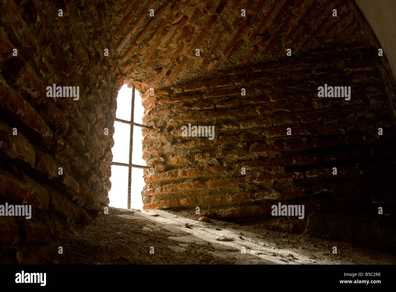 Light through a Barred Window Stock Photo - Alamy