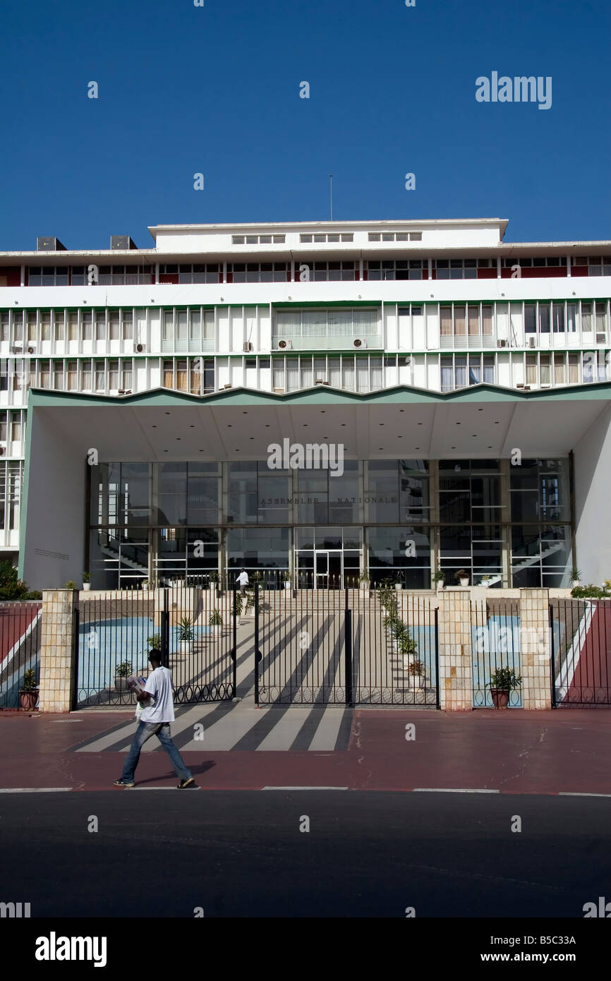 National Assembly Building Dakar Senegal Stock Photo - Alamy
