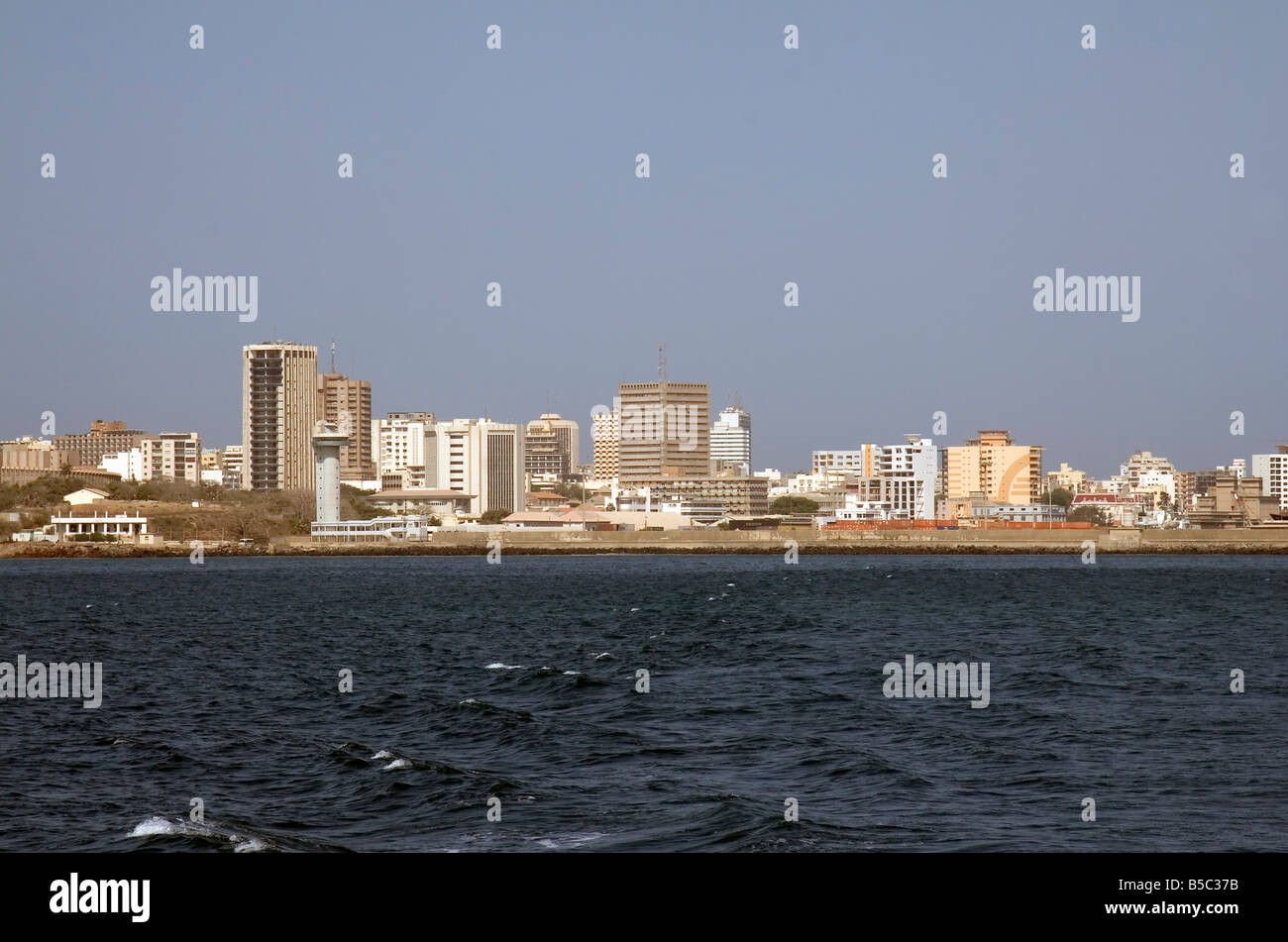 View of centre of Dakar Senegal Stock Photo - Alamy