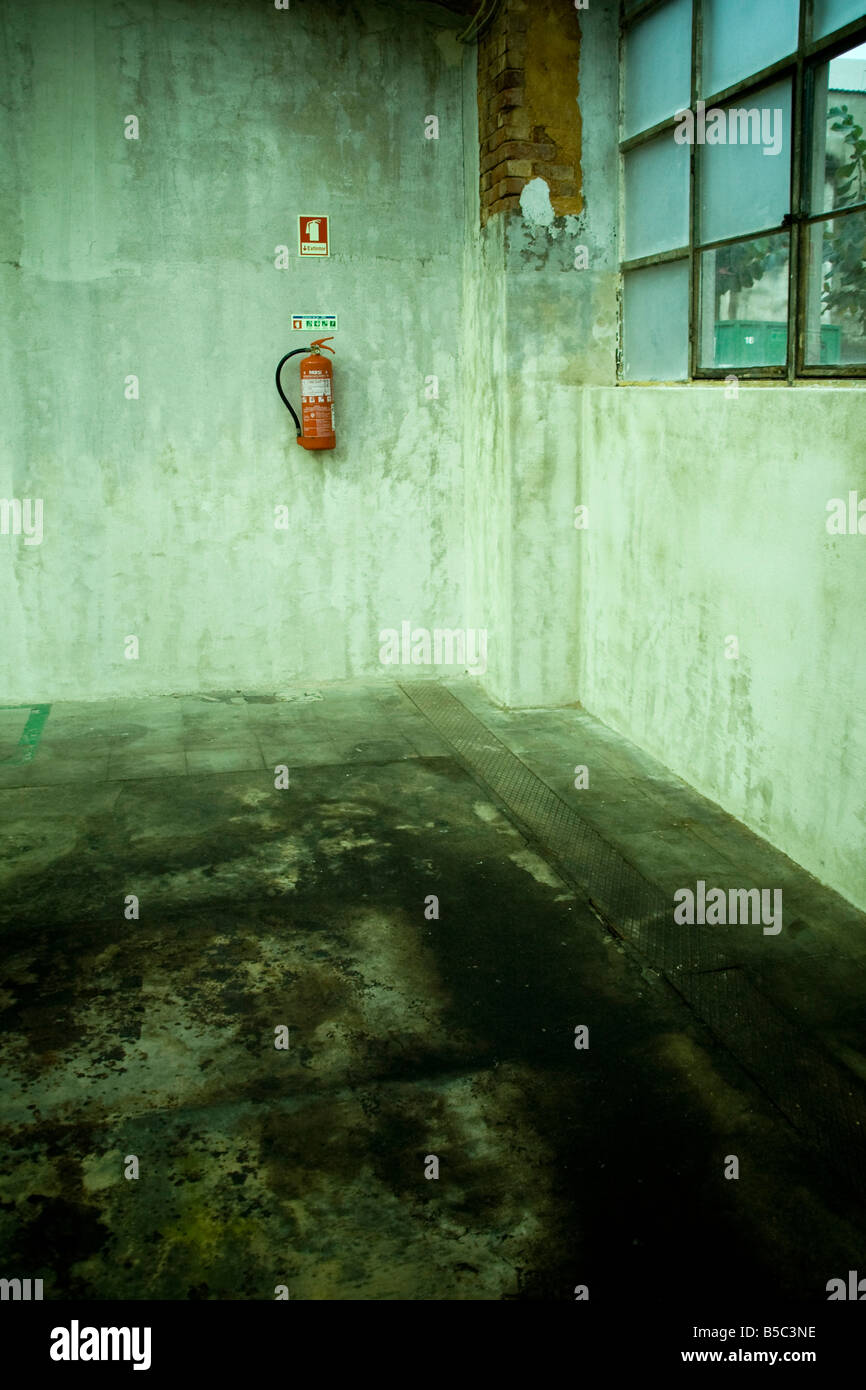 Old Warehouse space interior Stock Photo - Alamy