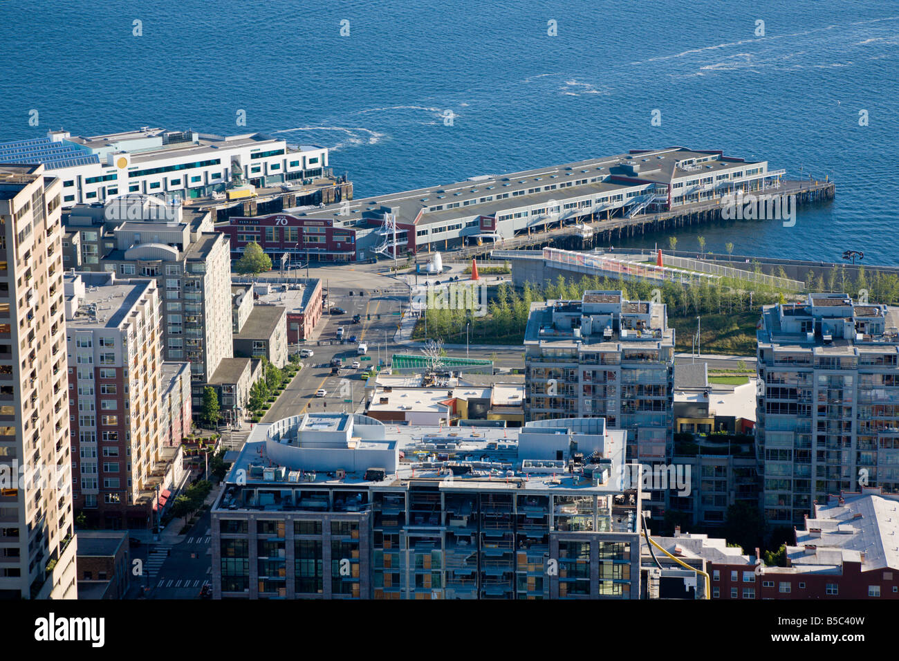 Aerial view of waterfront hi-res stock photography and images - Alamy
