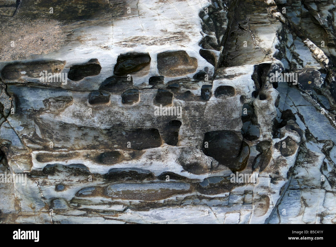 Alien rock formation Cornwall Stock Photo - Alamy