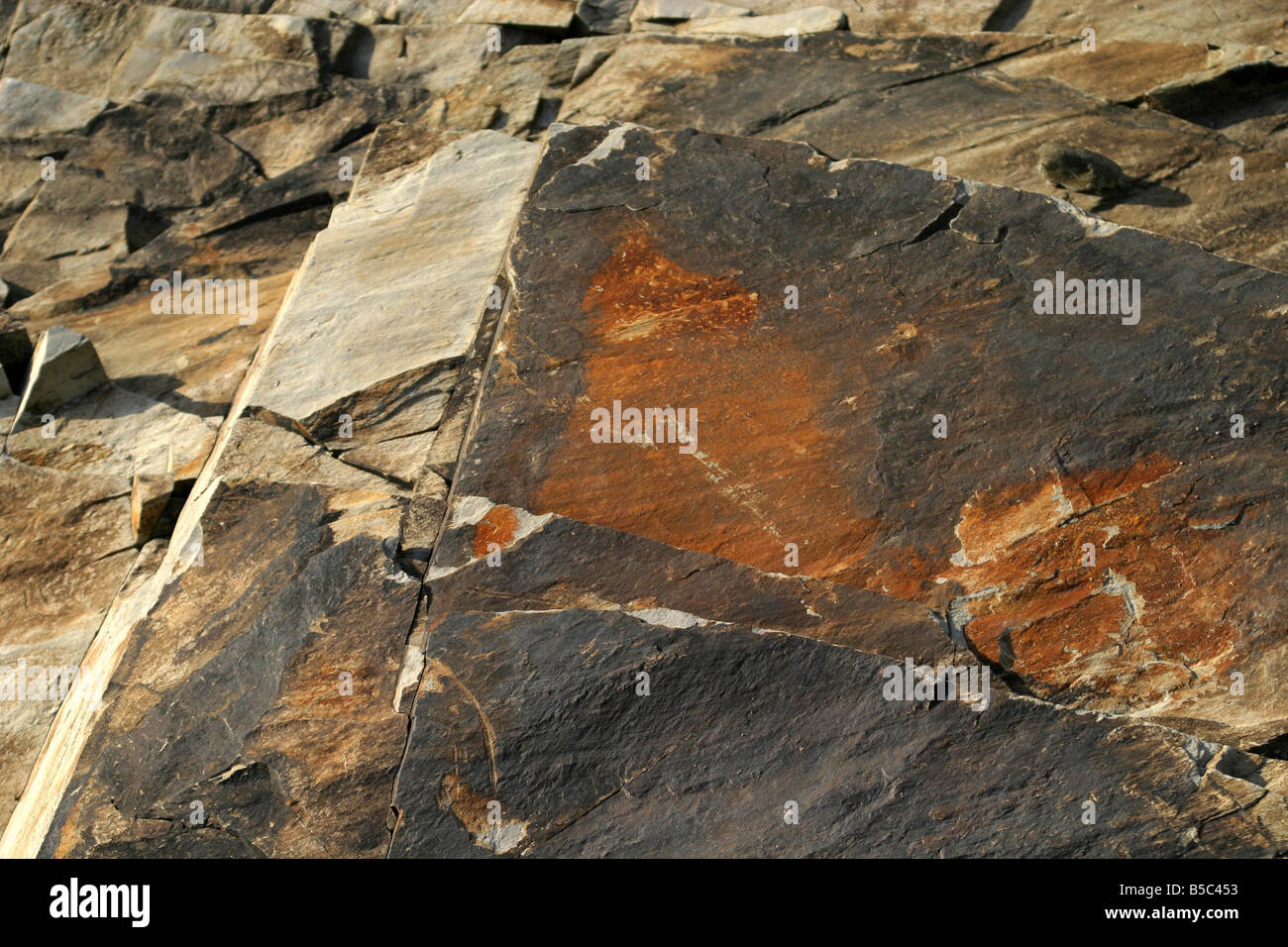 Abstract cornish rock hi-res stock photography and images - Alamy