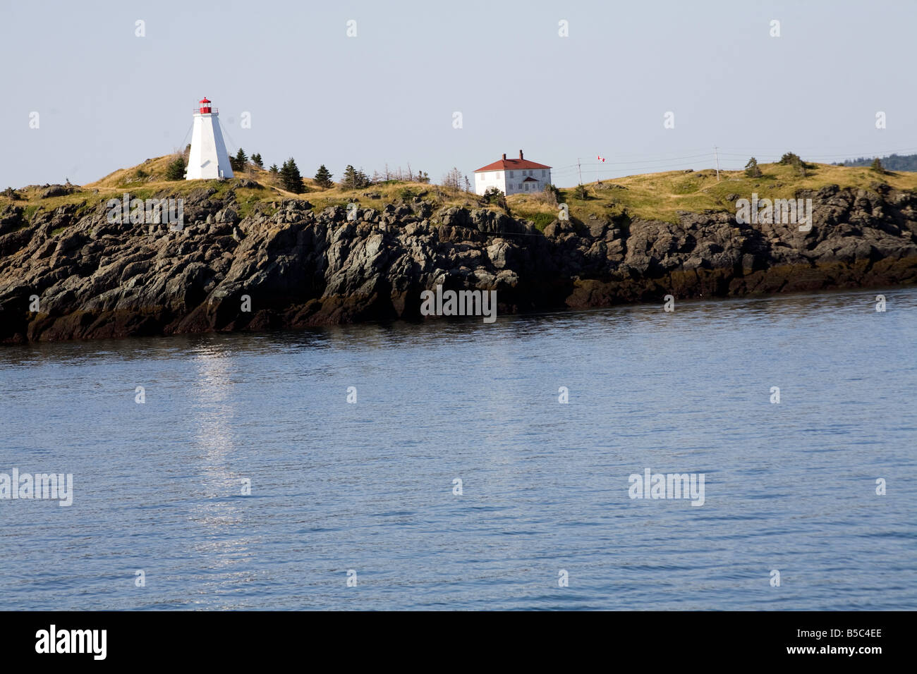 Lighthouse at Blacks Harbour Grand Manan Island is a small island of ...
