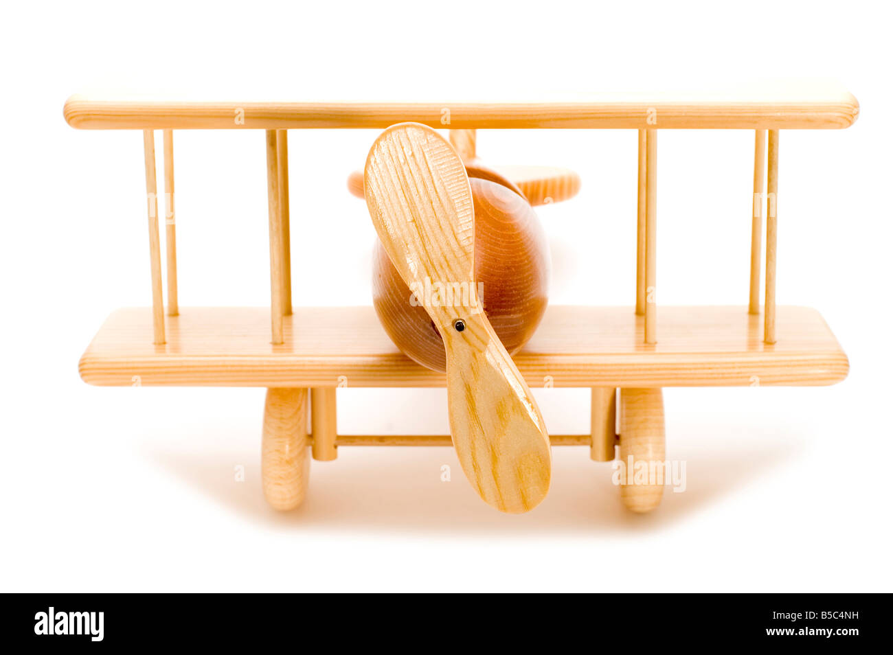 object on white wooden toy airplane Stock Photo - Alamy
