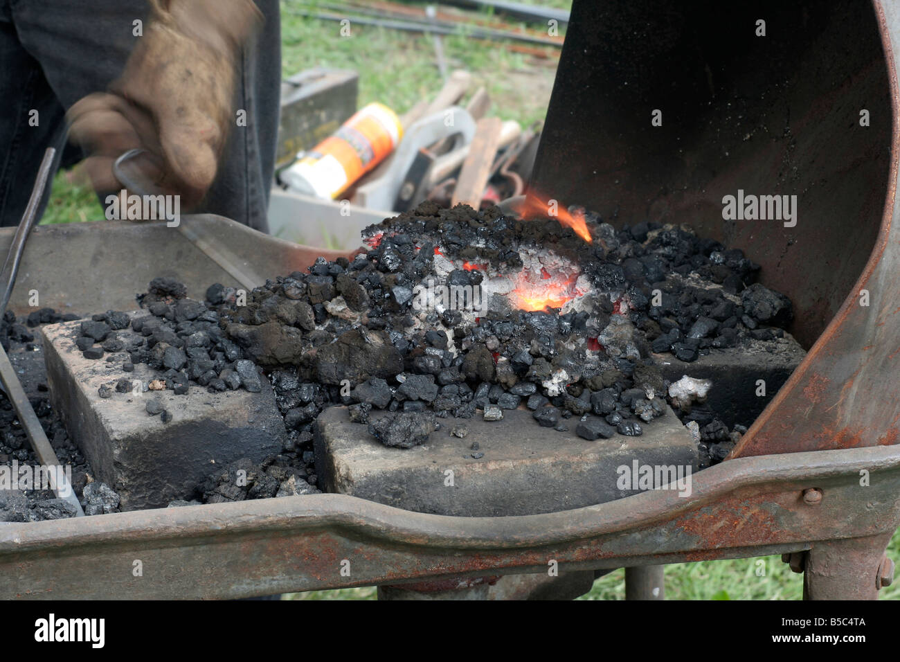 Blacksmiths forge hi-res stock photography and images - Alamy