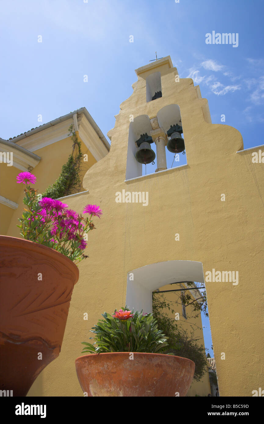 Monastery Paleokastritsa Corfu Stock Photo - Alamy