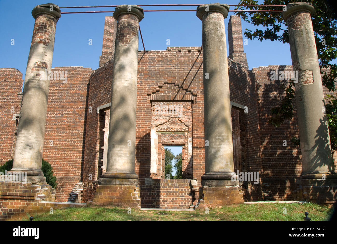 The Ruins, at Barboursville Vineyards, Barboursville, Virginia Stock ...