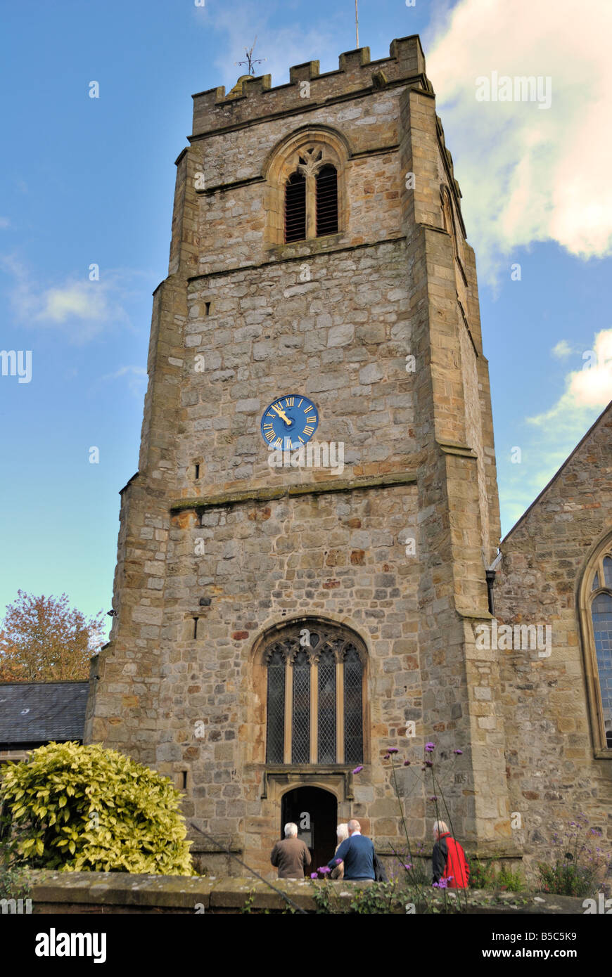 St Marys Church Chirk North Wales Stock Photo - Alamy