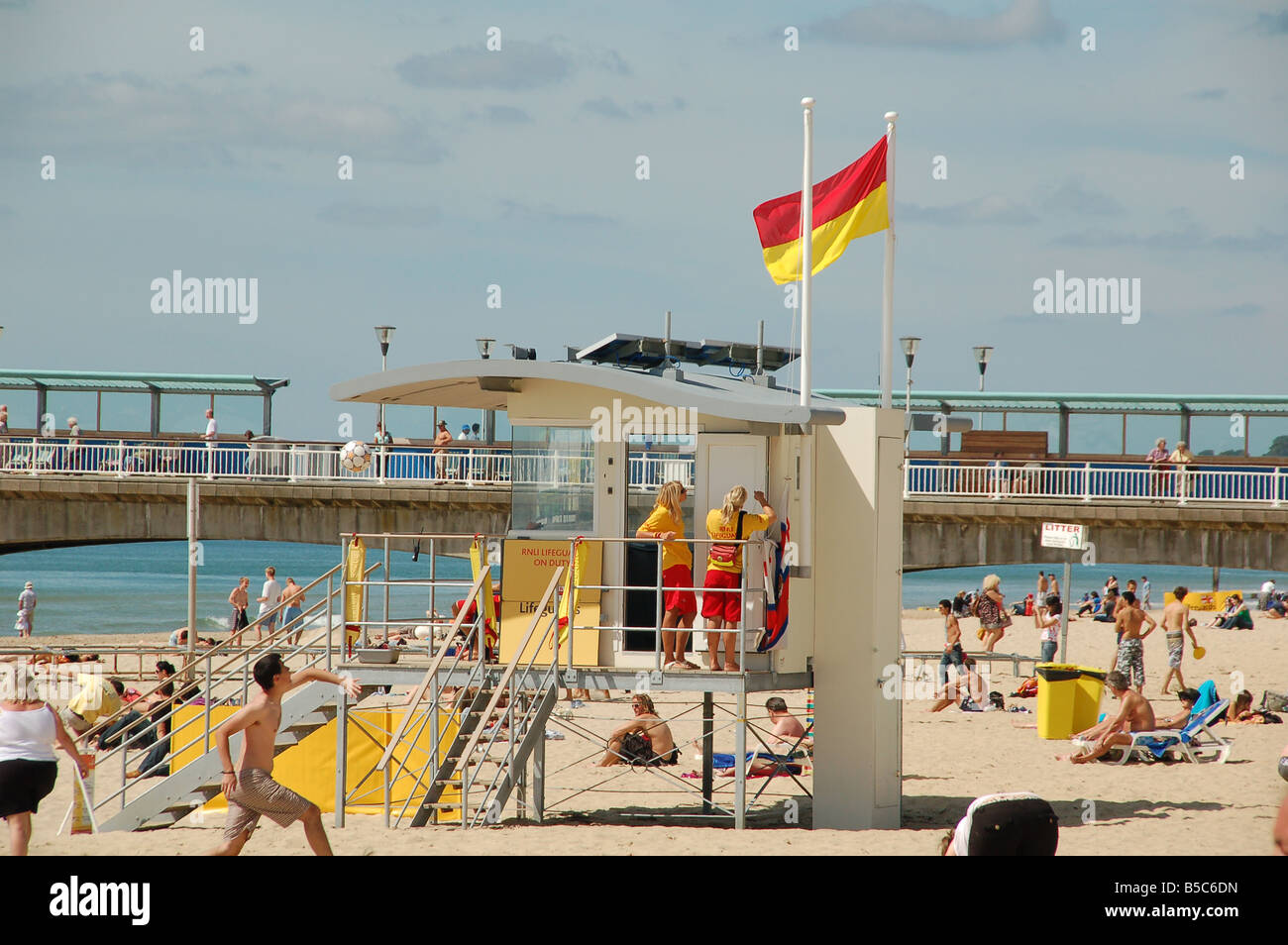 Bournemouth beach rnli lifeguard hi-res stock photography and images ...