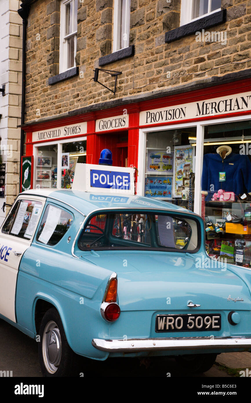 Ford Anglia Police Car Goathland Yorkshire England Stock Photo - Alamy