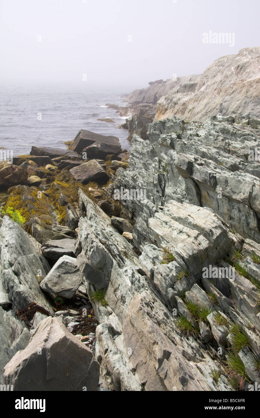 Eroded Rocky Shoreline - Spry Bay Trail, Taylor Head Provincial Park ...