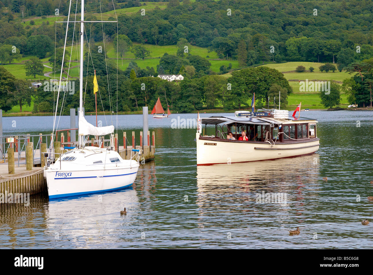 Lake coniston jetty hi-res stock photography and images - Alamy