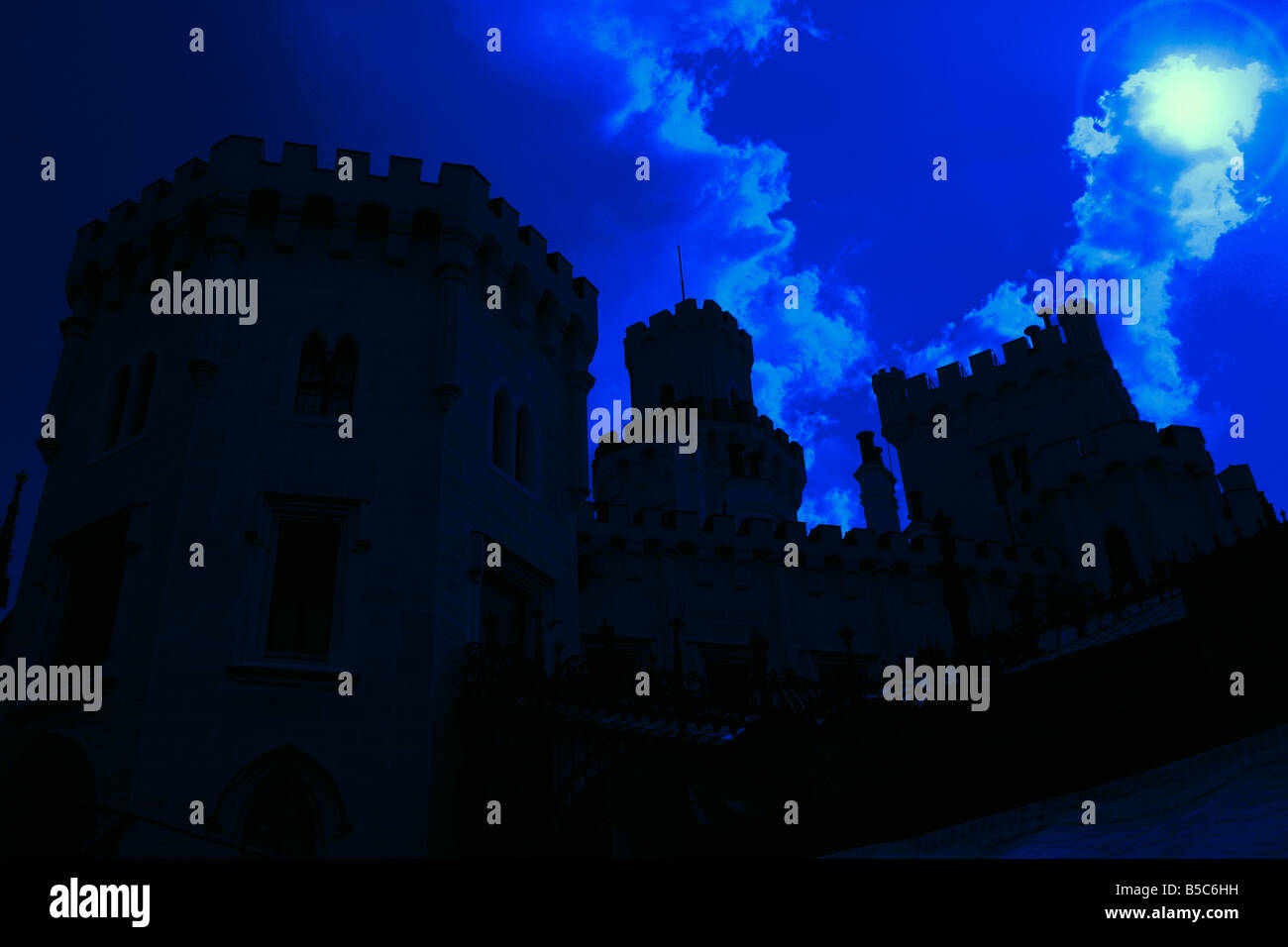 Hluboká nad Vltavou Frauenberg České Budějovice Stock Photo - Alamy