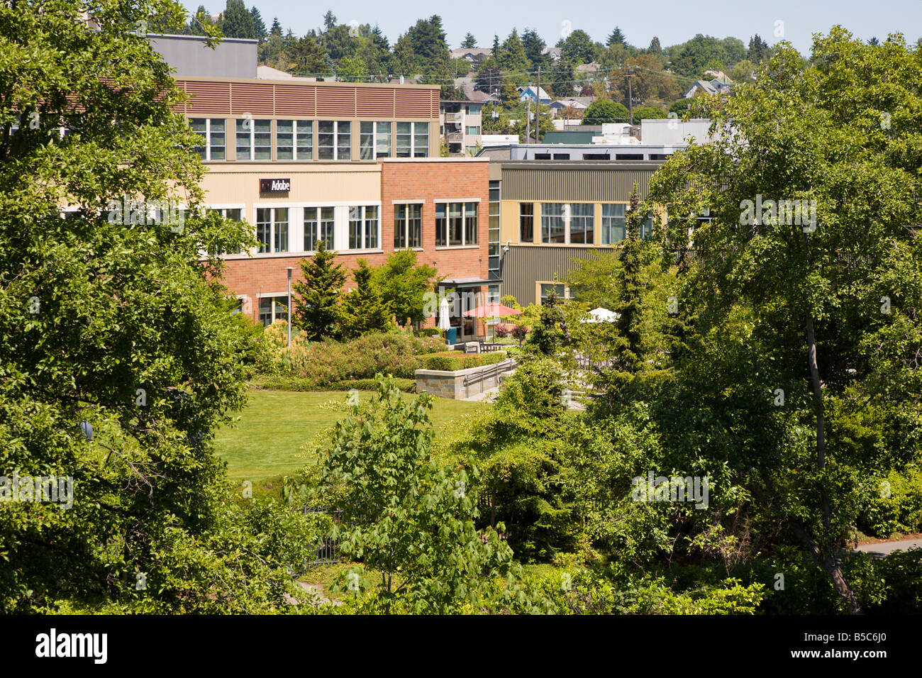 Adobe office building in Fremont neighborhood of Seattle, Washington ...