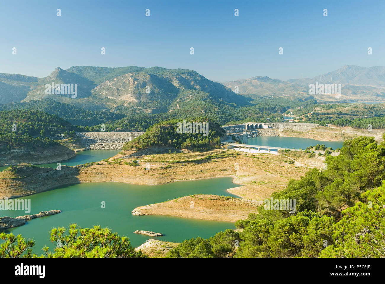Reservoir, Andalusia, Spain Stock Photo - Alamy