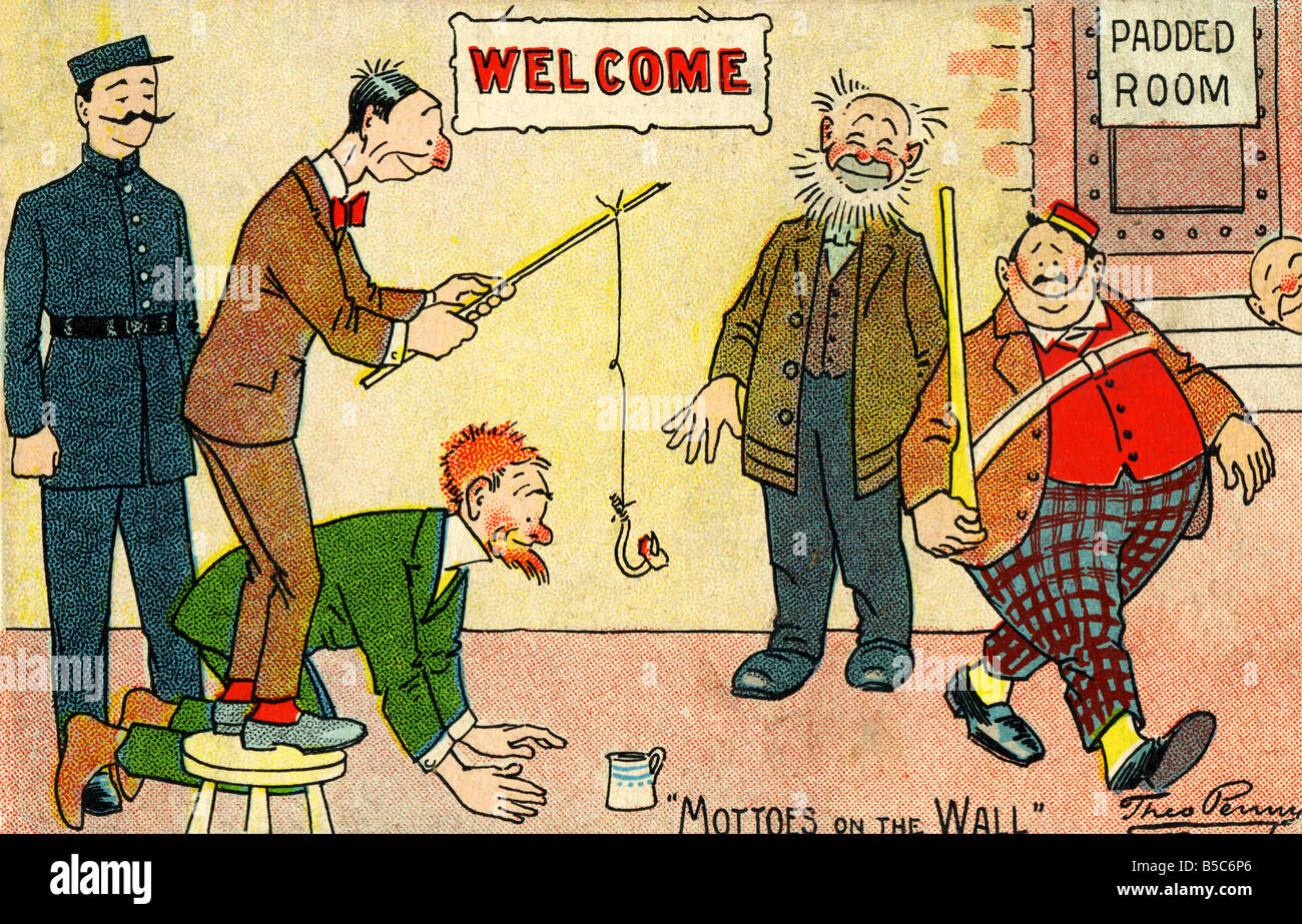 Vintage comic postcard postcards High Resolution Stock Photography and ...