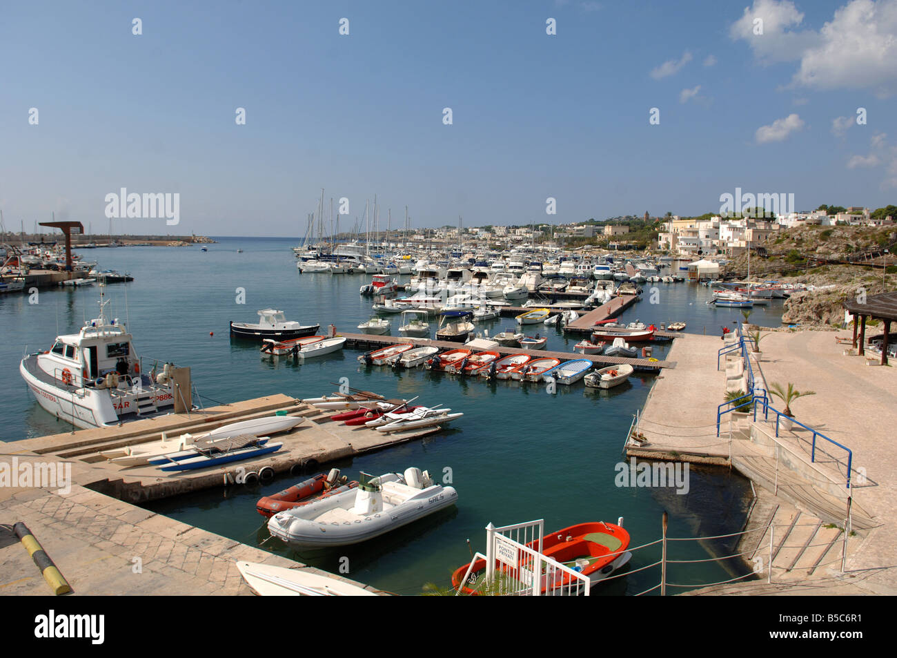 The marina Santa Maria di Leuca Puglia Italy Stock Photo - Alamy