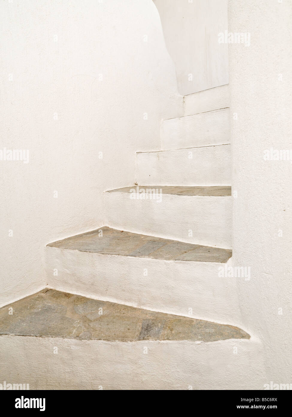 Whitewashed staircases greece hi-res stock photography and images - Alamy