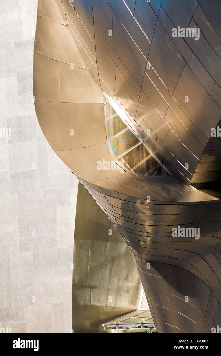 Unique architecture of Experience Music Project at Seattle Center in ...