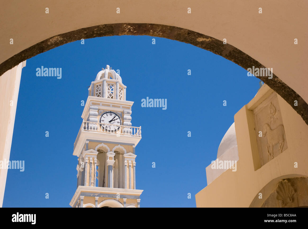 Clock tower, Rhodes, Greece Stock Photo - Alamy